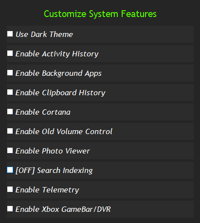 It's possible keep disabled `Windows Search service`? · Issue #36 · LeDragoX/Win-Debloat-Tools ...