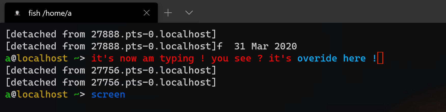 Screen Text Is Not Invalidated On Screen Detached · Issue 5646 · Microsoftterminal · Github 