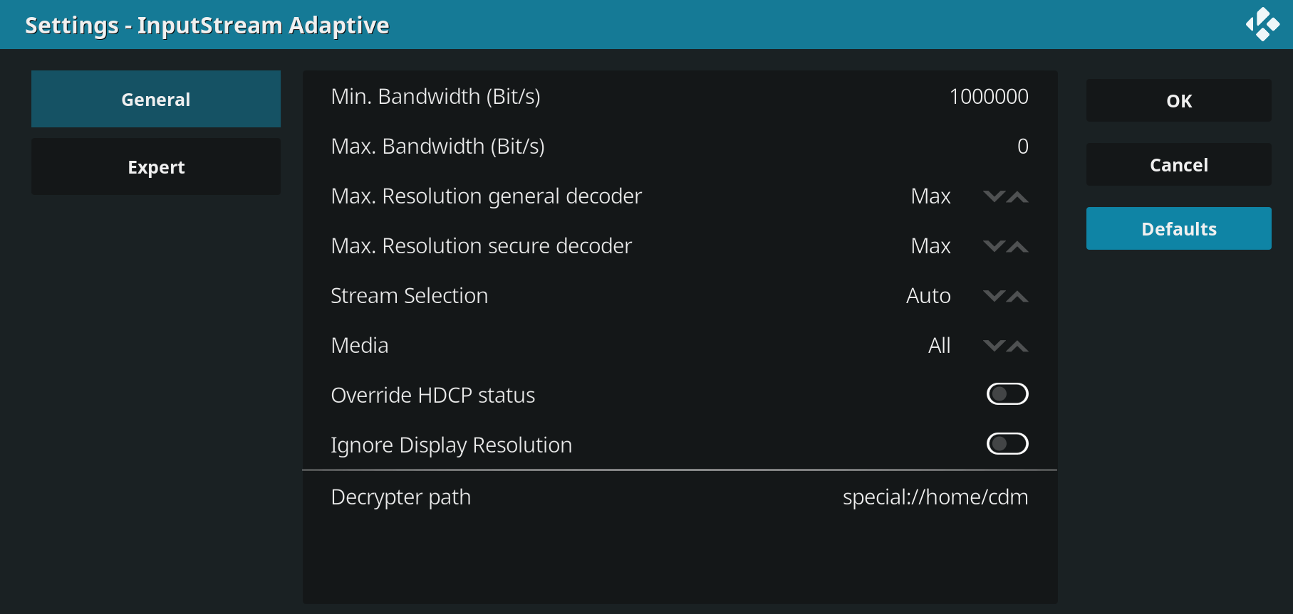 Tuning of maximum bitrate for DRM and non-DRM video separately? · Issue #527 · xbmc/inputstream ...