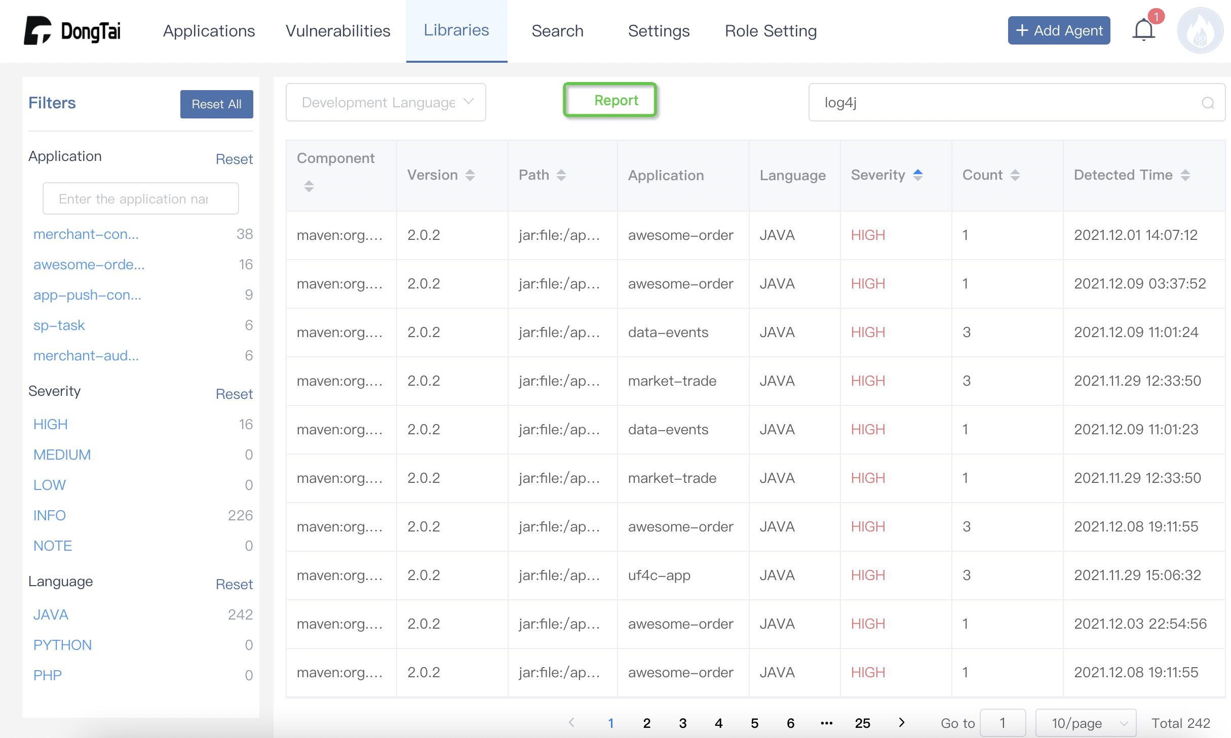 [Feature]: Add a function to export reports · Issue #380 · HXSecurity/DongTai · GitHub