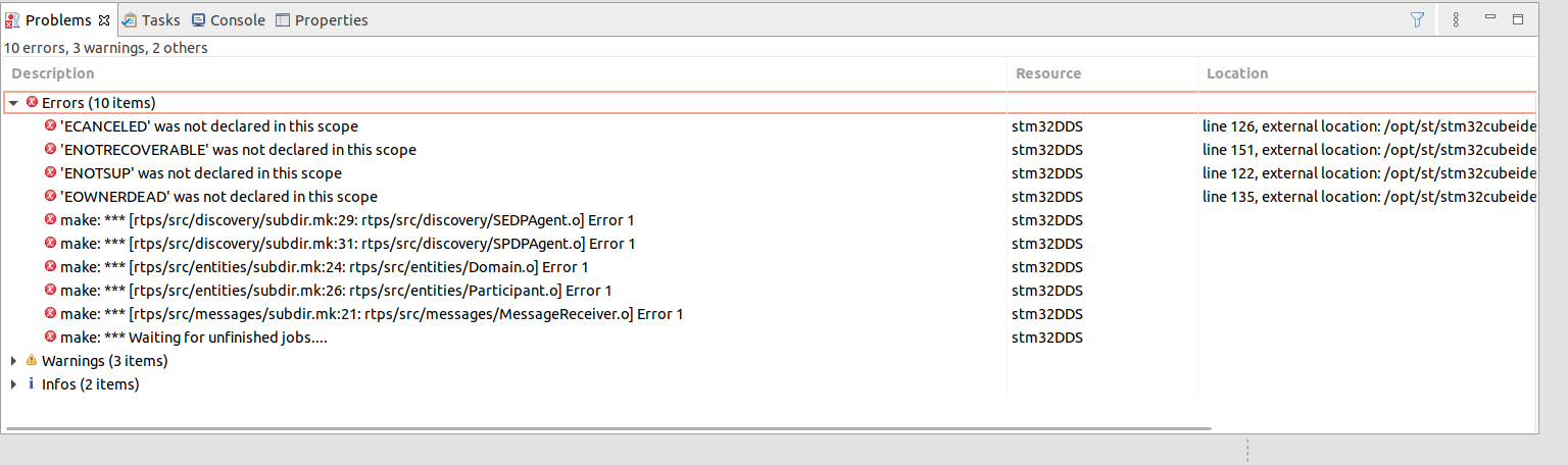 Error With Nucleo Stm32f46zg · Issue 10 · Embedded Software Laboratory Embeddedrtps Stm32 · Github