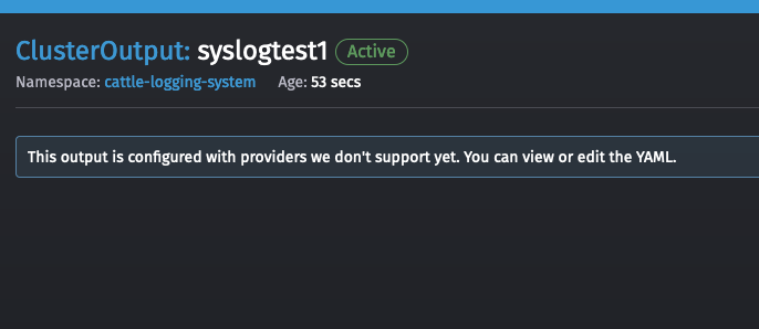 [Logging v2] Detail page "Overview" view should not be shown for unsupported outputs · Issue ...