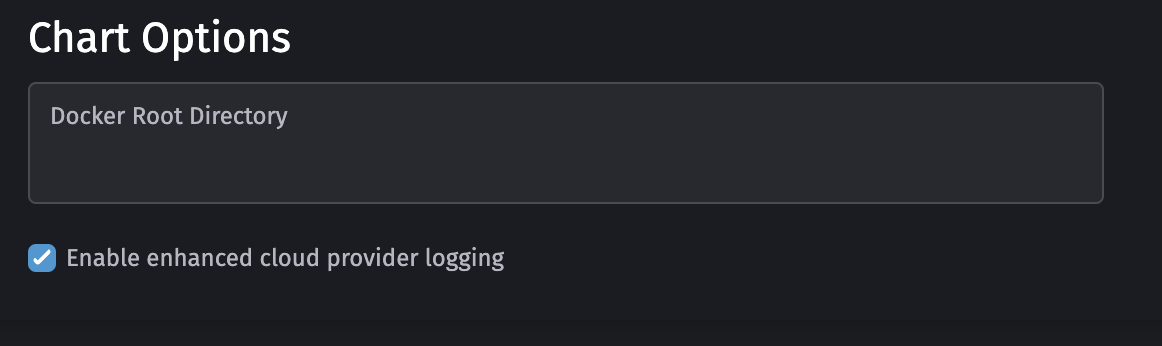 [Logging v2] - Windows provider - display the cloud provider checkbox and docker root input ...
