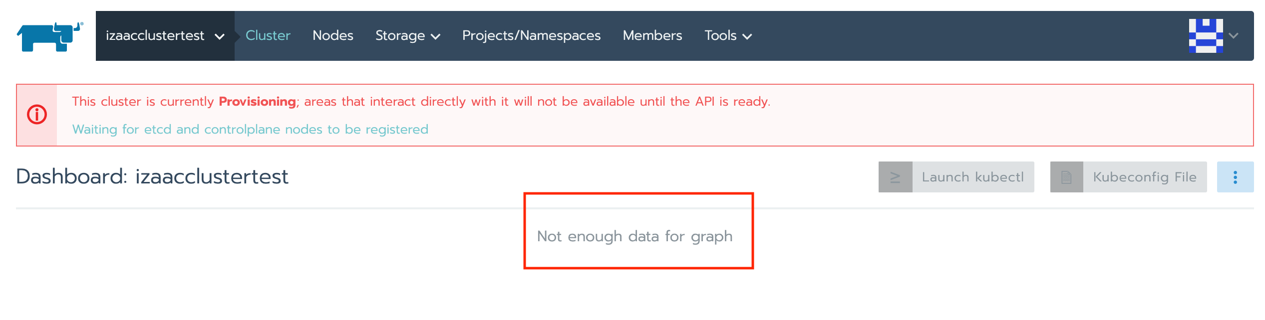[UI] - Cluster Dashboard text while provisioning a new cluster should be improved. · Issue ...