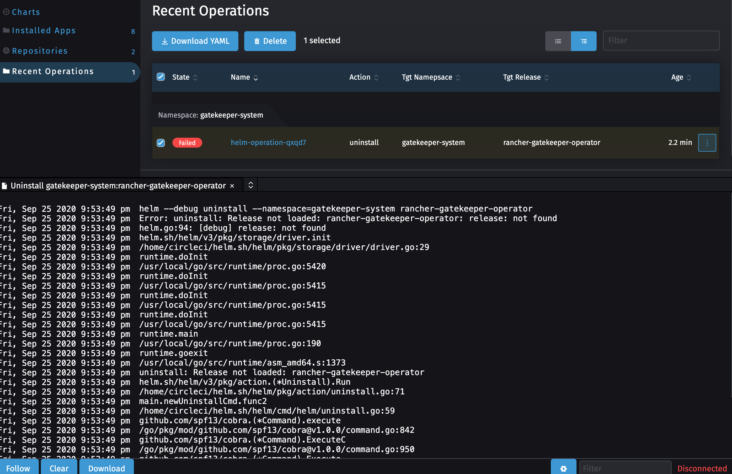 OPA gatekeeper - Can't install rancher-gatekeeper-operator v2 due to v1's CRDs not deleted after ...
