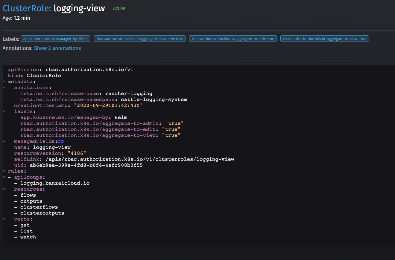 [Logging V2] Update user roles · Issue #29168 · rancher/rancher · GitHub