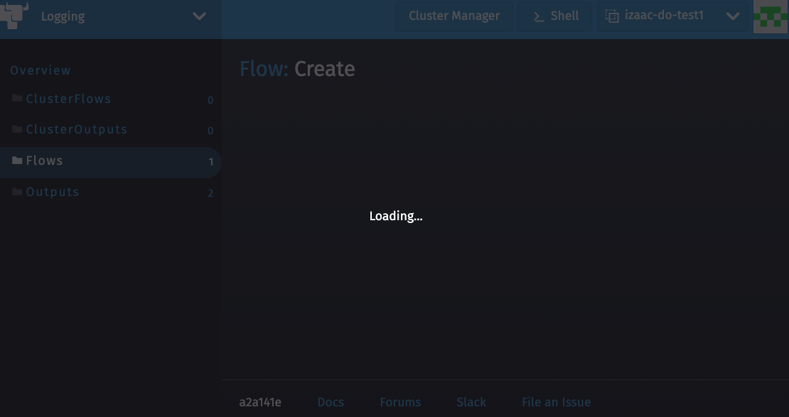 [Logging v2] - Project Owner is able to add Flows using Create from YAML but not with Create ...