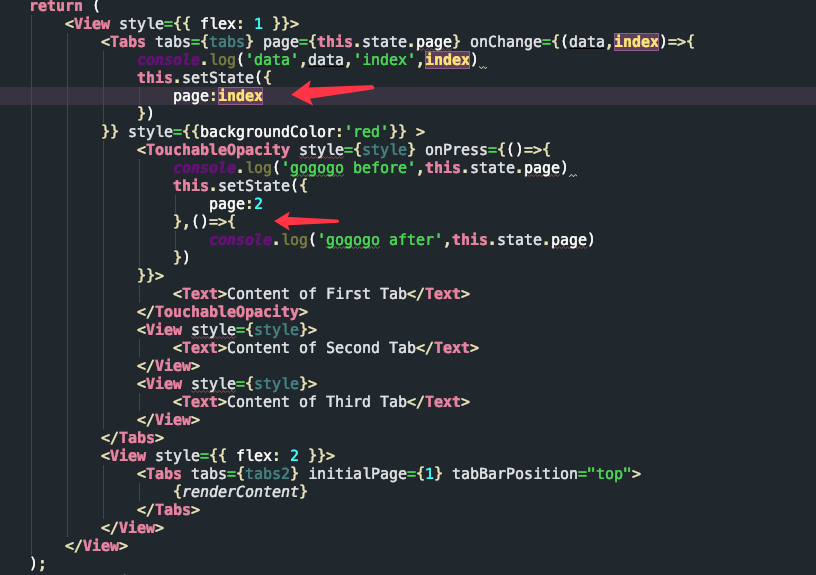 Tabs 指定跳转的问题 · Issue #447 · ant-design/ant-design-mobile-rn · GitHub