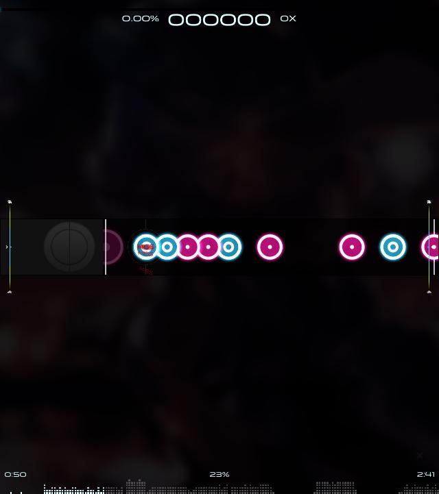 Taiko default skin notes look different in different resolutions ...