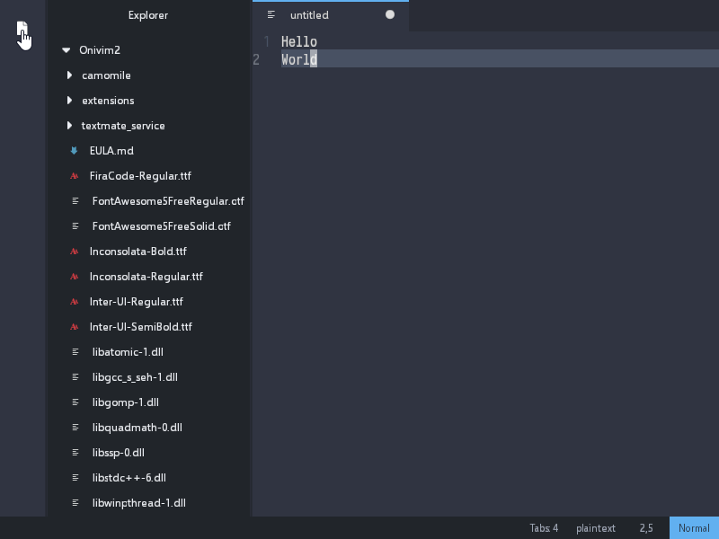 Some visual glitches I have spotted in Oni2 · Issue #761 · onivim/oni2 · GitHub