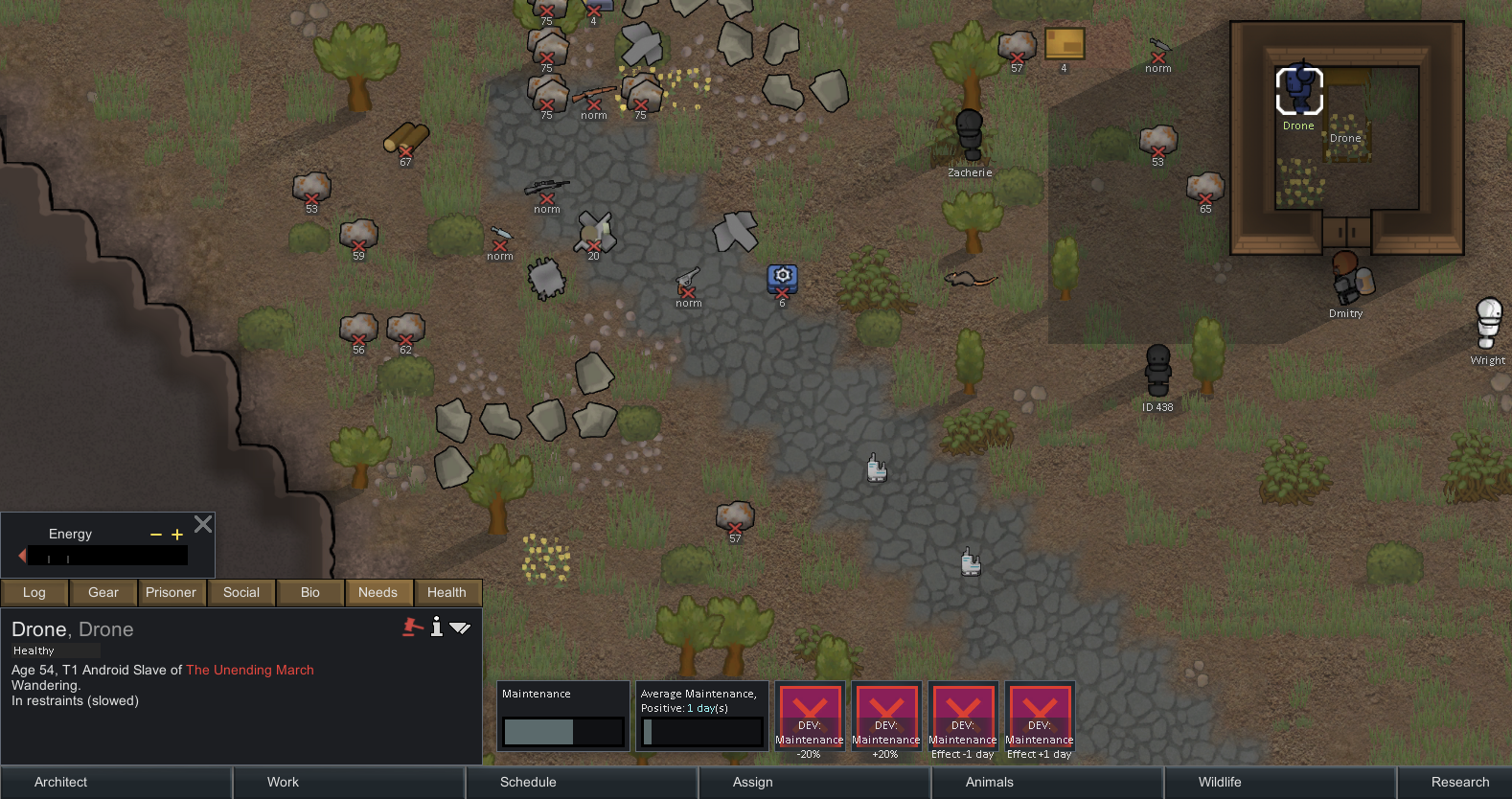 Cannot feed T1 drone Prisoner with a Colonist warden unless they are ...