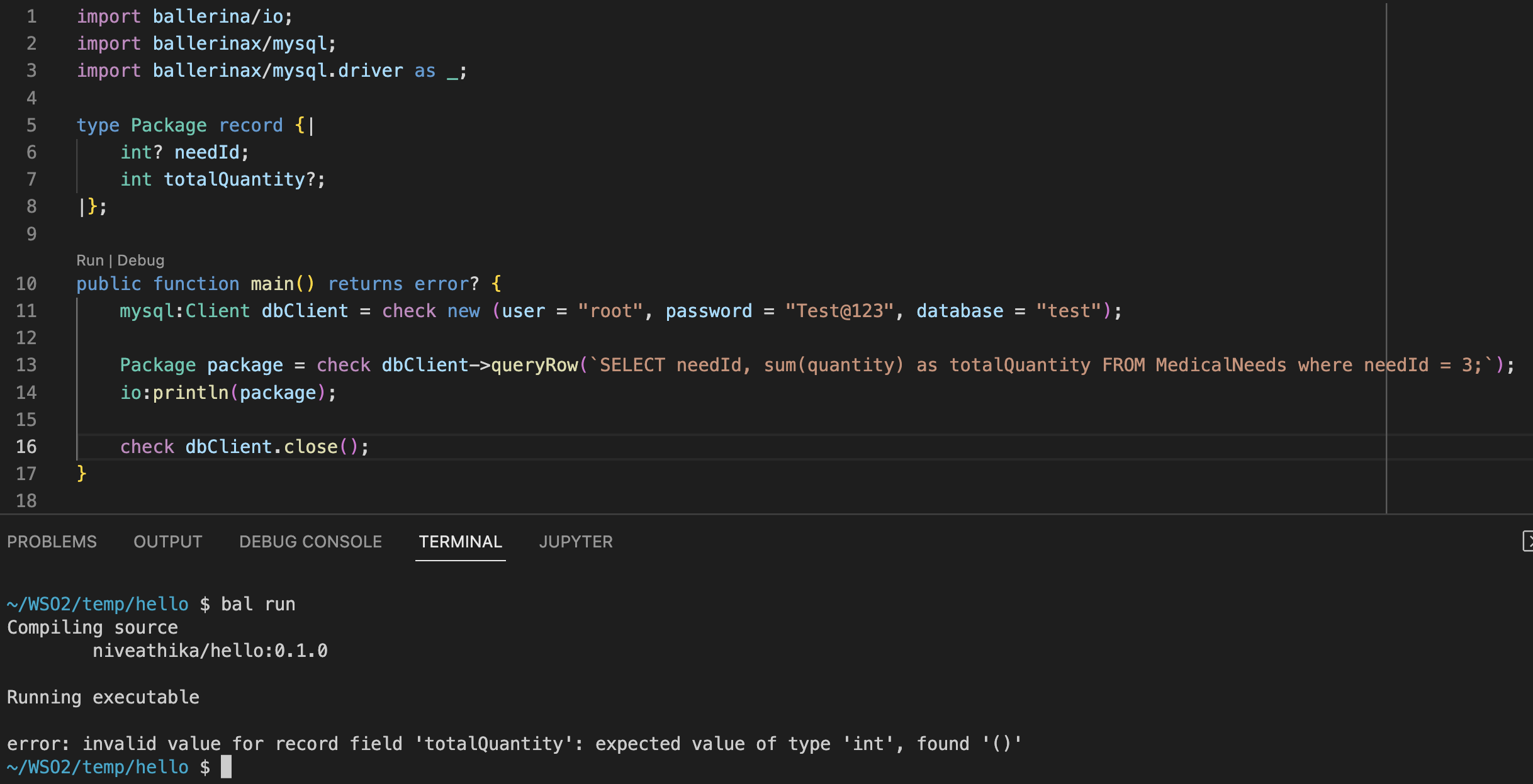 SQL query sets non-nilable optional fields to nil · Issue #3423 · ballerina-platform/ballerina ...