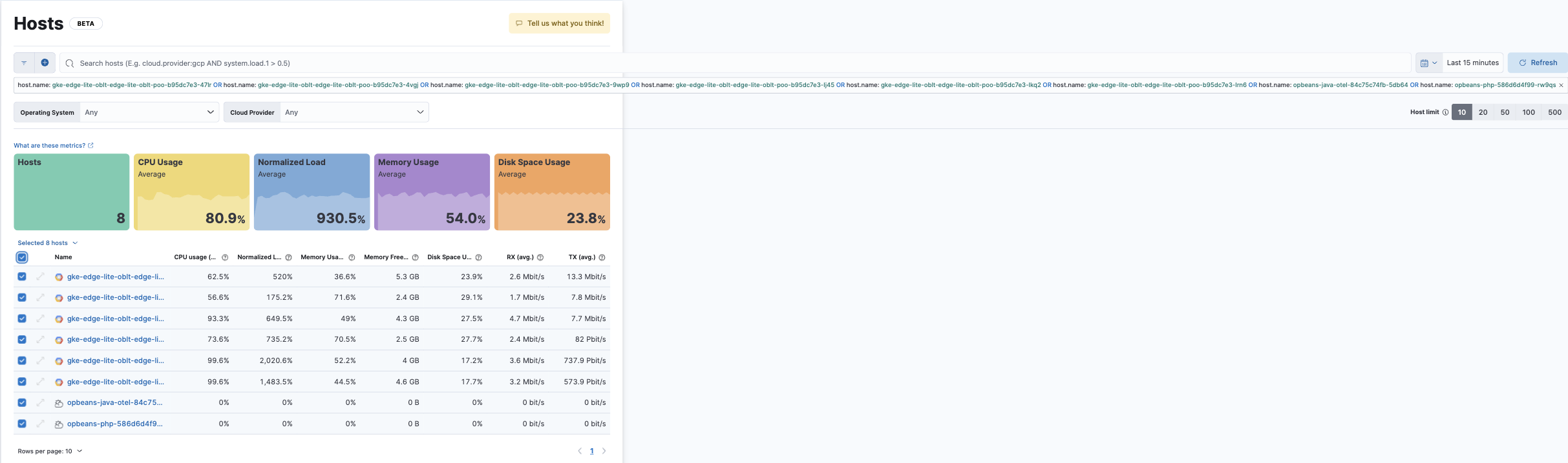[Infrastructure UI] Hosts View filter list exceeds viewport limits · Issue #160490 · elastic ...