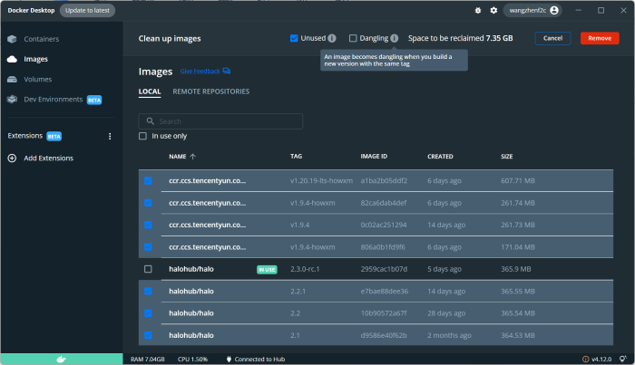 [FEATURE]增加容器镜像清理功能 · Issue #424 · 1Panel-dev/1Panel · GitHub
