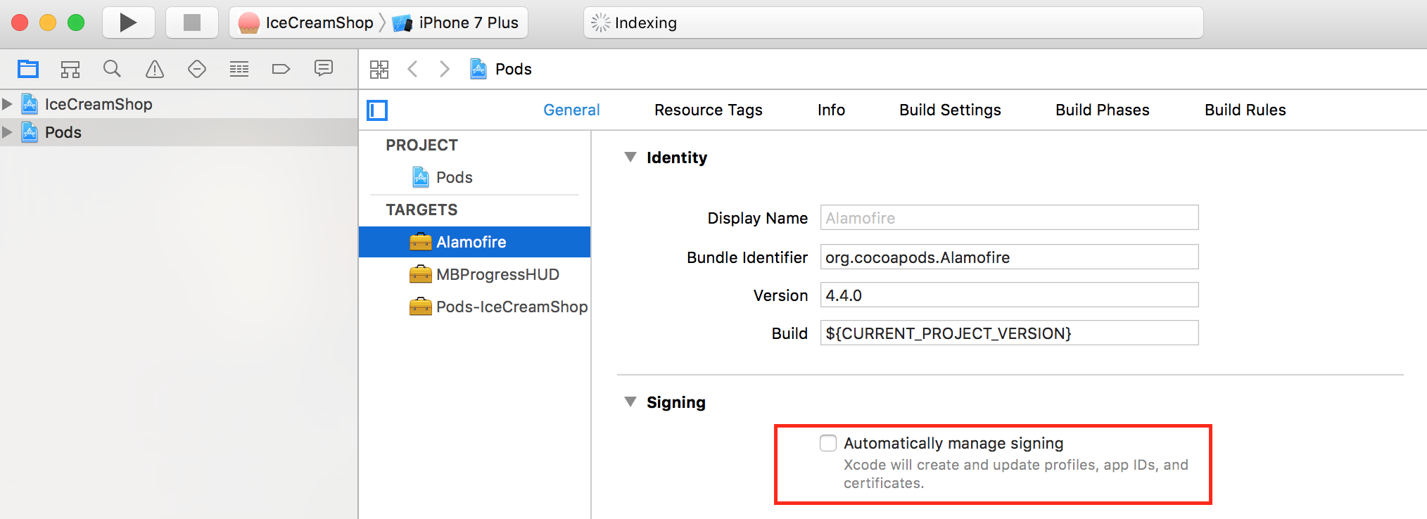 Automatic Manage Signing Of Podsxcodeproj Is Getting Set As Off When Using Pod Version ≥ 110