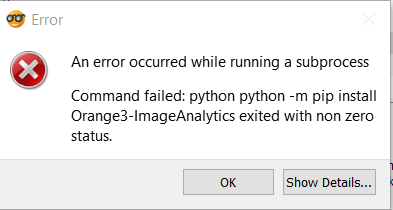 Got the error while trying to add-on "Image Analytics"" · Issue #80 ...