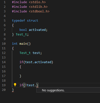 Negation stops autocompletion · Issue #5168 · microsoft/vscode-cpptools · GitHub