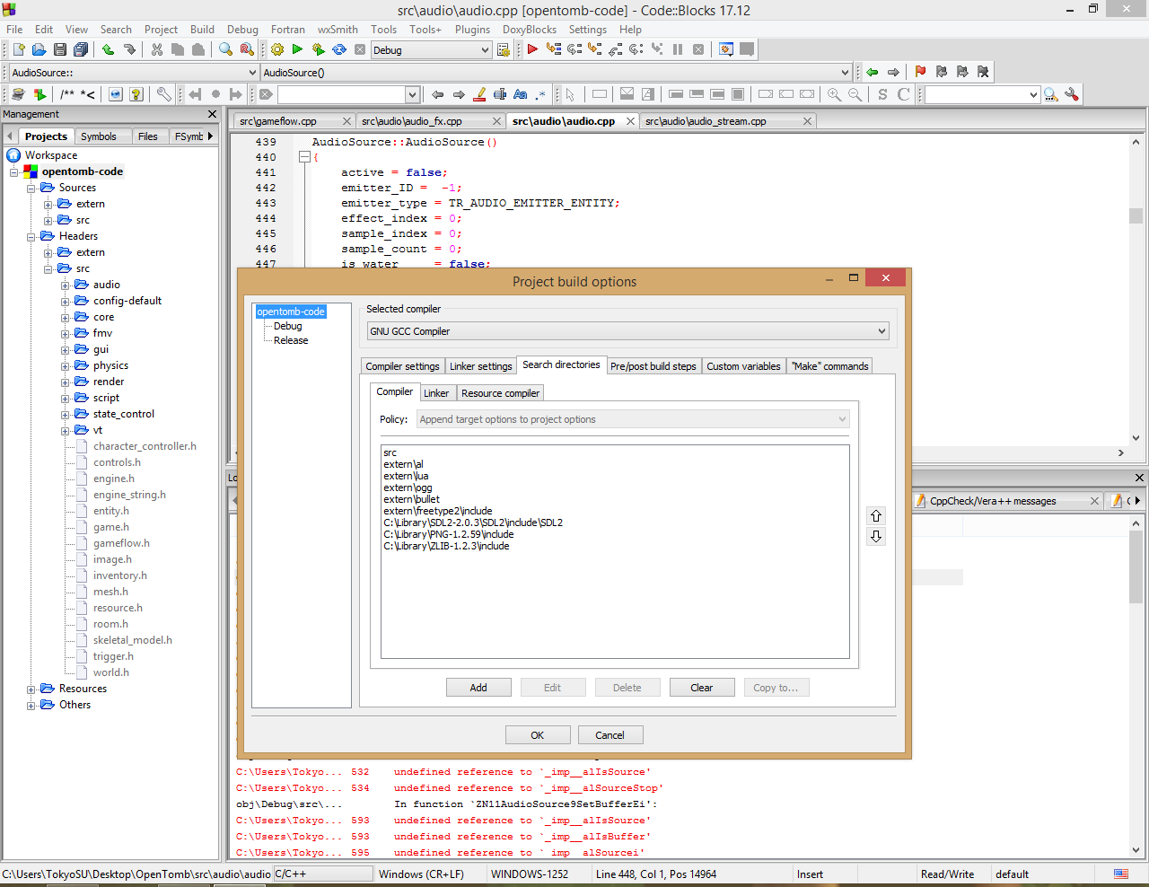 Compiling OpenAL... · Issue #491 · opentomb/OpenTomb · GitHub