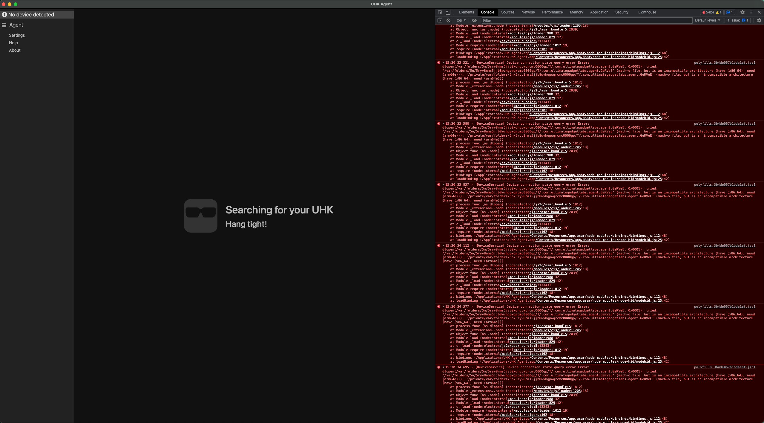 Device connection state query error Error · Issue #1876 · UltimateHackingKeyboard/agent · GitHub