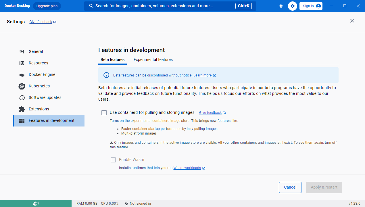 Hovering cursor over "Give feedback" buttons does not show destination link, as with "Learn more ...