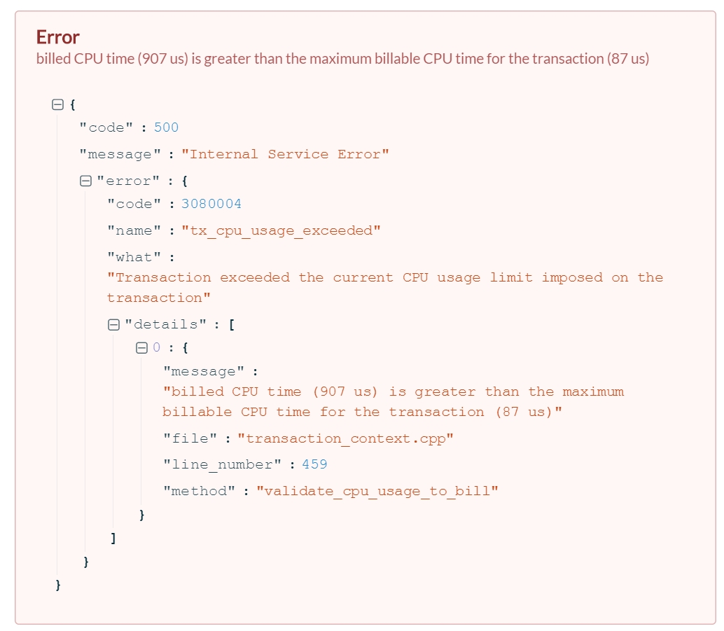 So how to get by "Transaction exceeded the current CPU uage limit..."? · Issue #809 · greymass ...