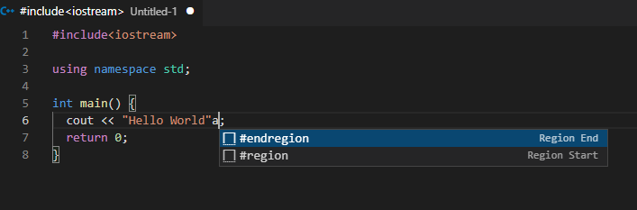 The folding region snippet doesn't work well · Issue #141260 · microsoft/vscode · GitHub