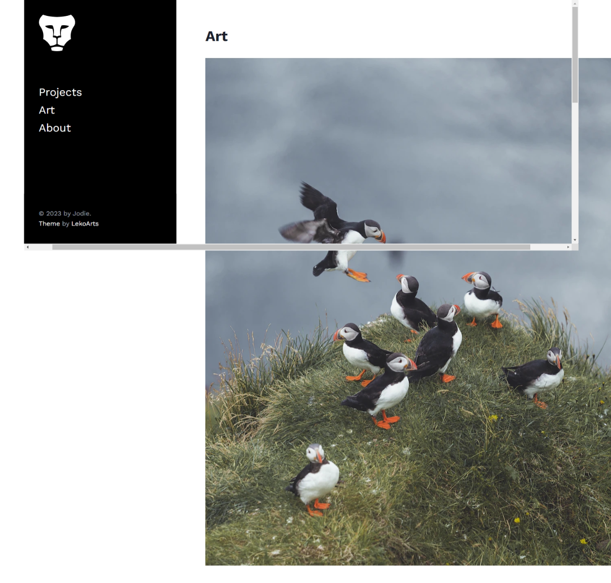 [gatsby-theme-jodie]: The image on the Art has oversized · Issue #1153 · LekoArts/gatsby-themes ...