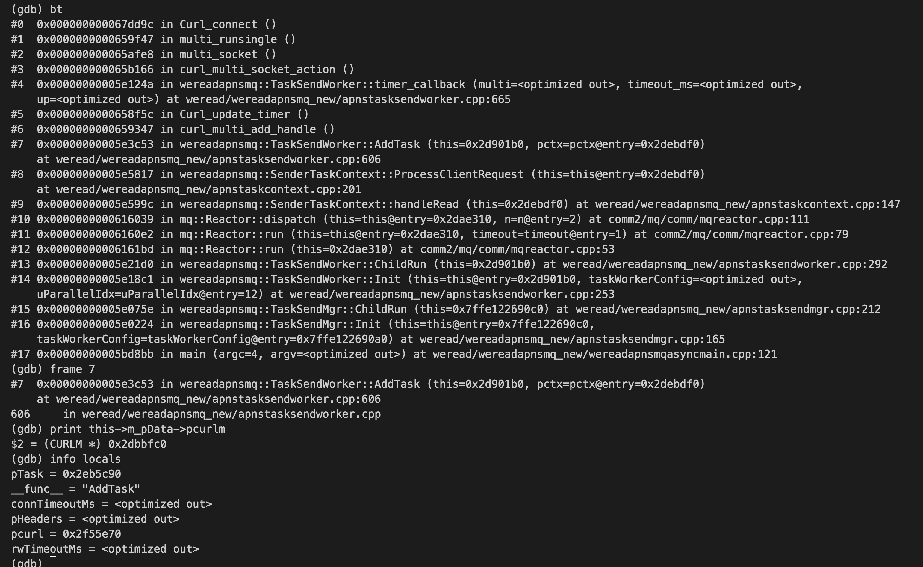 Coredump At Curl Connect · Issue 5500 · Curl Curl · Github