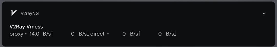 Speed indicator in notification · Issue #785 · 2dust/v2rayNG · GitHub