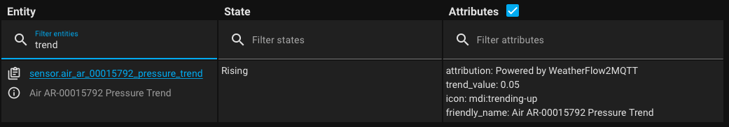 Zambretti values always None · Issue #164 · briis/hass-weatherflow2mqtt · GitHub