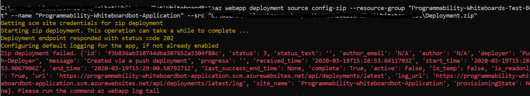 az webapp up ZIP deployment fails · Issue #11261 · Azure/azure-cli · GitHub