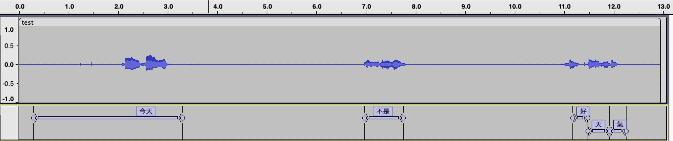 test short audio file with silence between sentence, word timestamp may ...