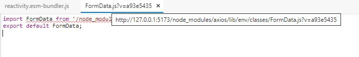 Form Data Does Not Provide An Export Named Default · Issue 5228