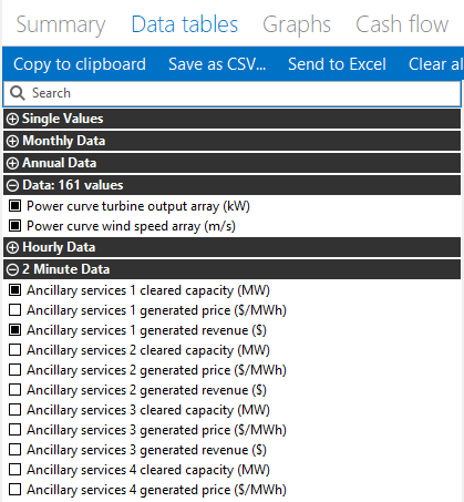 Data tables categories are not clear · Issue #485 · NREL/SAM · GitHub