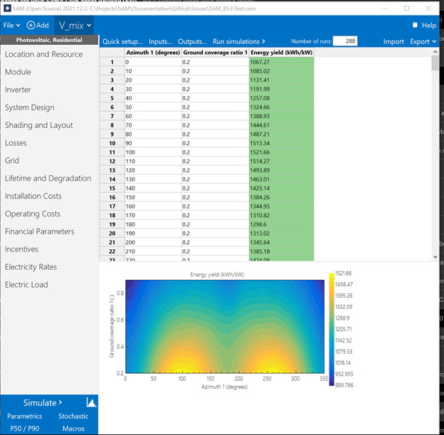 SAM 2021.12.02 crash Parametrics? · Issue #853 · NREL/SAM · GitHub