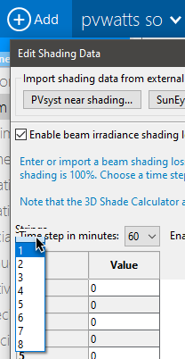 PVWatts Edit Shading Data number of strings input · Issue #1437 · NREL/SAM · GitHub