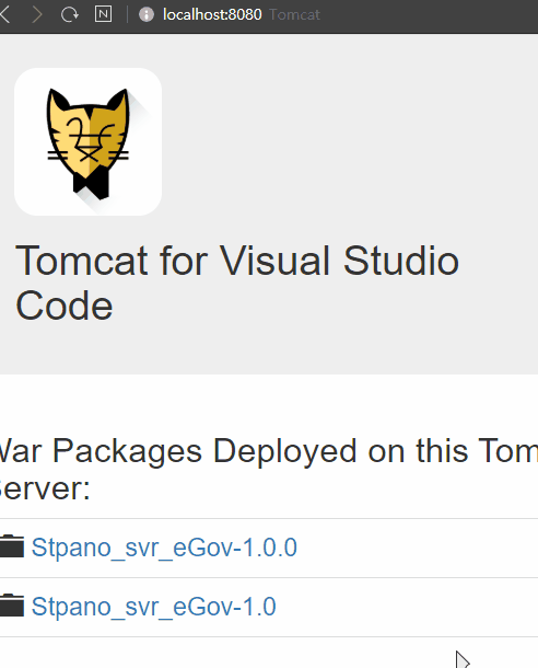 tomcat 404 but war running! · Issue #282 · microsoft/vscode-dev-containers · GitHub