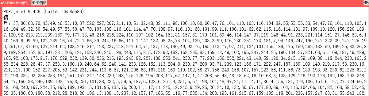PDF.js v1.9.426 (build: 2558a58d) -> (numbers like 67,98,.......) is ...