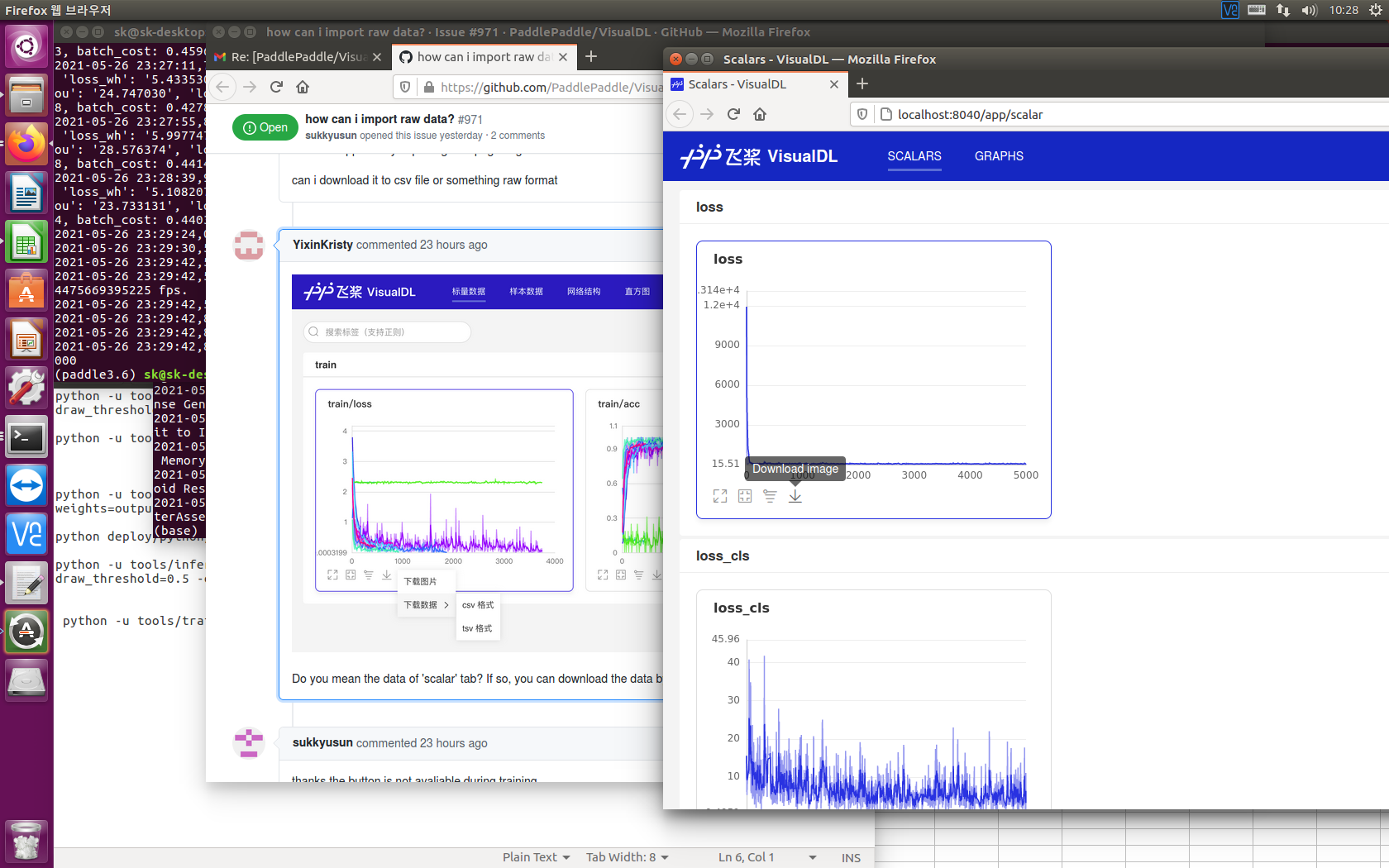 how can i import raw data? · Issue #971 · PaddlePaddle/VisualDL · GitHub