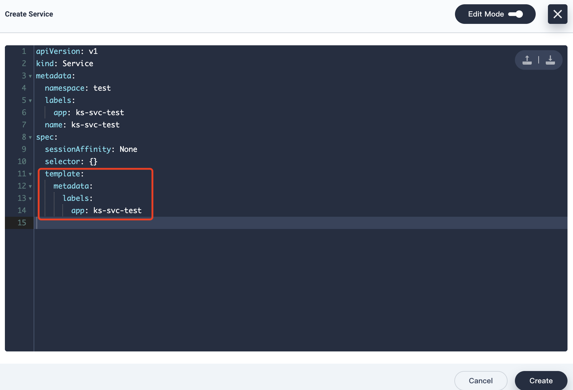 Invalid parameter “template” in edit mode of service · Issue #2614 ...
