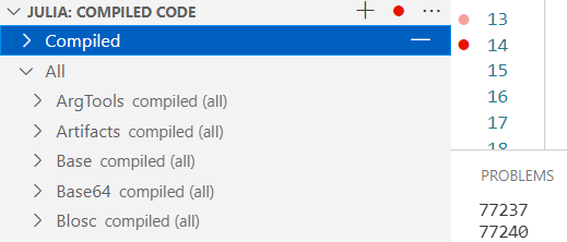 Feature Proposal Dedicated Menu List Of Interpreted Packages For The Julia Debugger · Issue
