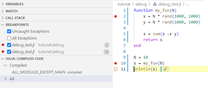 Feature proposal: debuggerDefaultInterpreted, everything else is ...