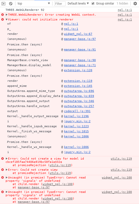 Ngl Widget Does Not Appear · Issue 752 · Nglviewernglview · Github 