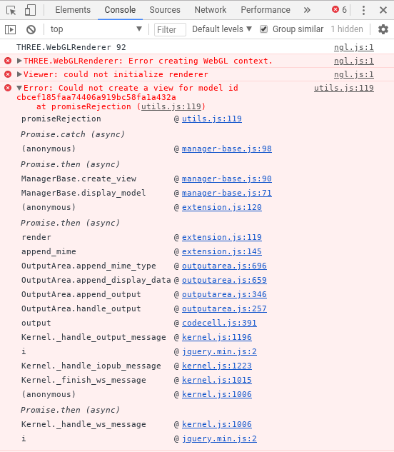 NGL widget does not appear. · Issue #752 · nglviewer/nglview · GitHub