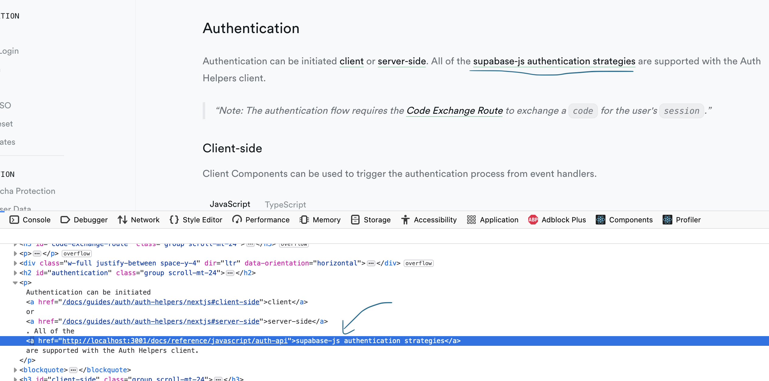 Broken link in documentation · Issue #14614 · supabase/supabase · GitHub