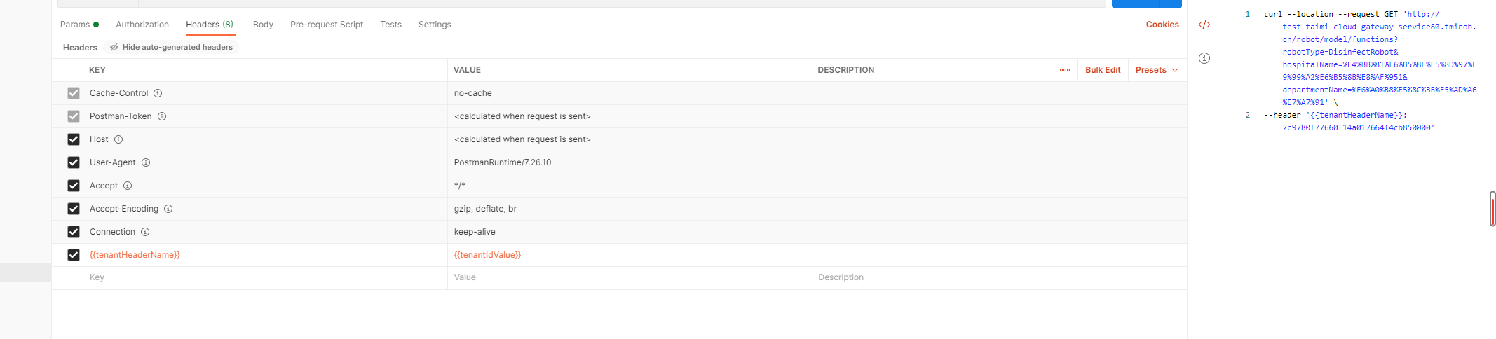 Can not use placeholder in header name · Issue #9535 · postmanlabs/postman-app-support · GitHub