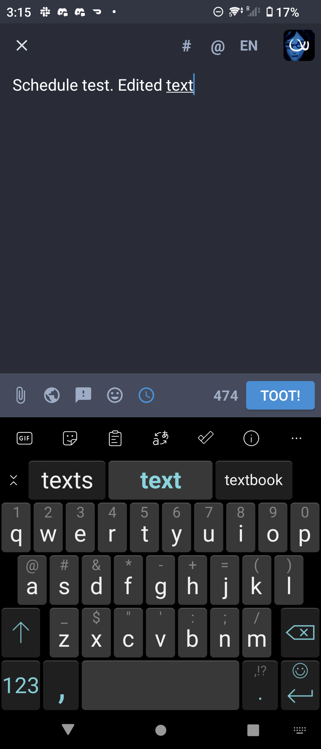 Confusing UI wording when editing scheduled post · Issue #2704 · tuskyapp/Tusky · GitHub