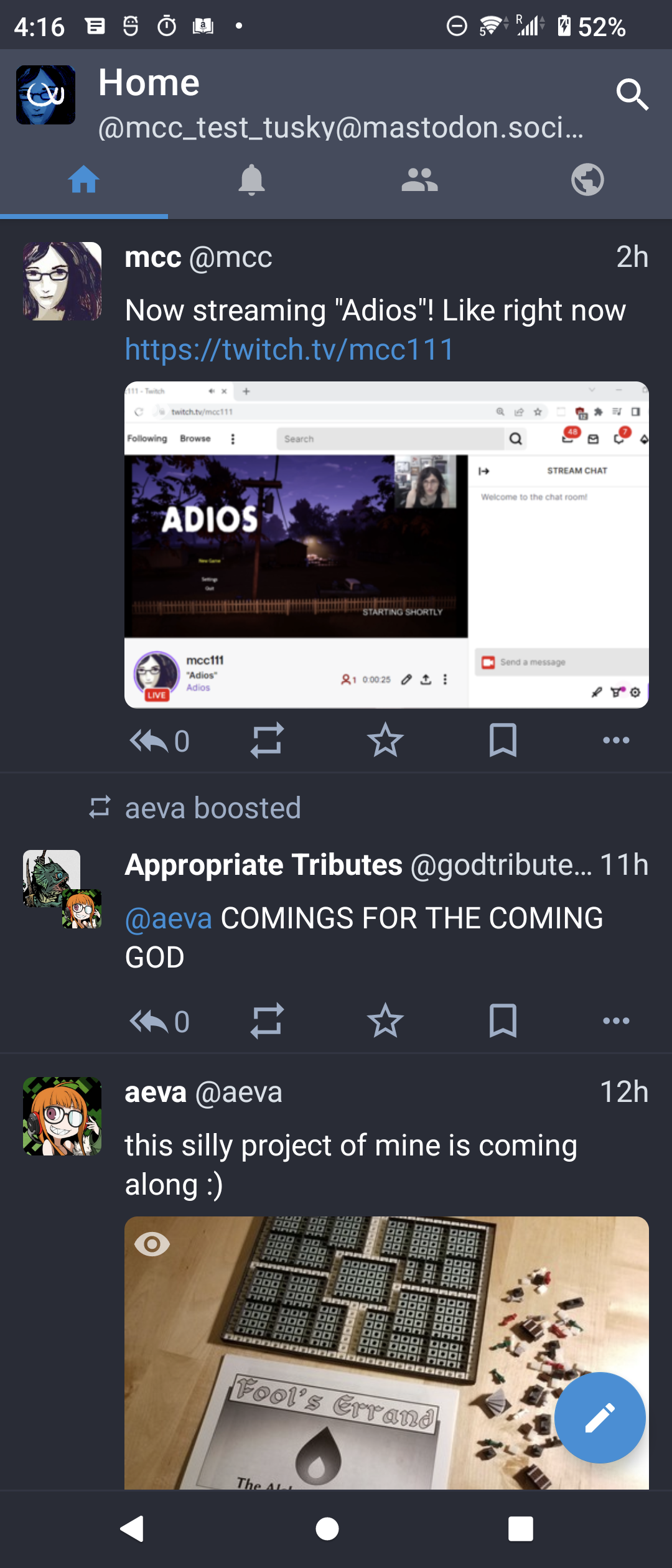 New Handle Display Feature Shows Cut Off Text On My Phone · Issue 2712