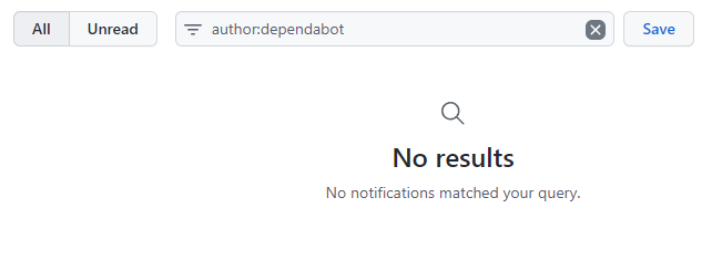 Cannot Filter Notificationsissues By Authordependabot Bug Or Am I Doing Something Wrong