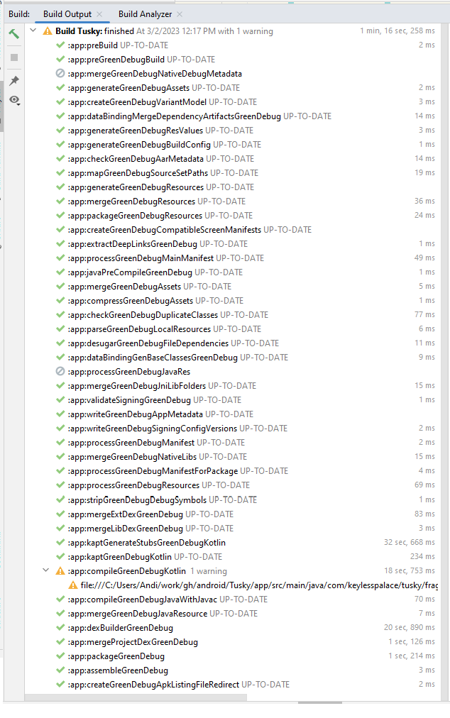 Why Are Builds So Slow Or Why Is Dex So Slow On My Machine · Issue 3412 · Tuskyapptusky